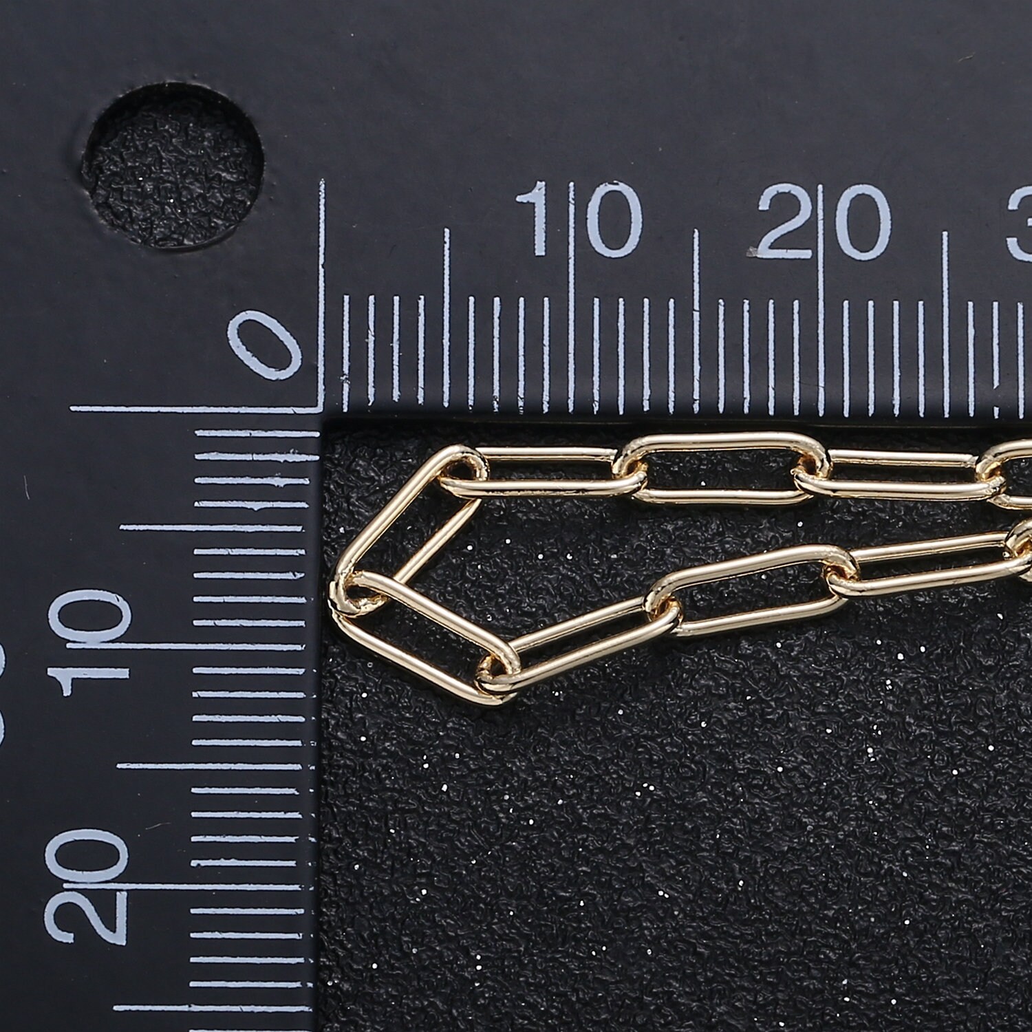 Dainty Gold Paper Clip Chain by Yard Link Chain Wholesale - Etsy