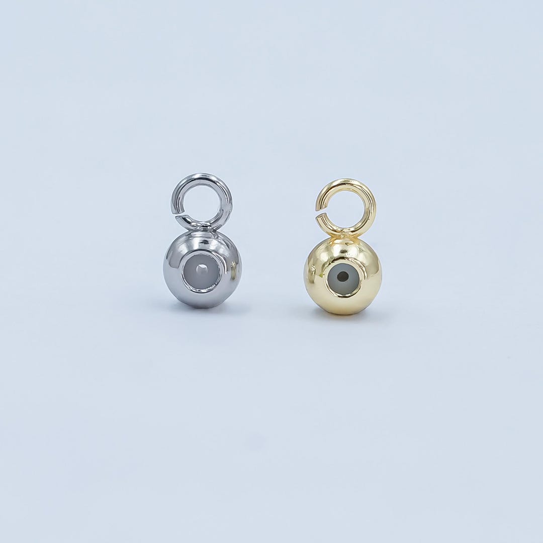 7x4 Mm Gold Filled Round Safety Rubber Stopper Bead Spacer Smart Beads ...