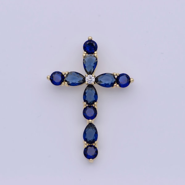 Jeweled Cross - Etsy