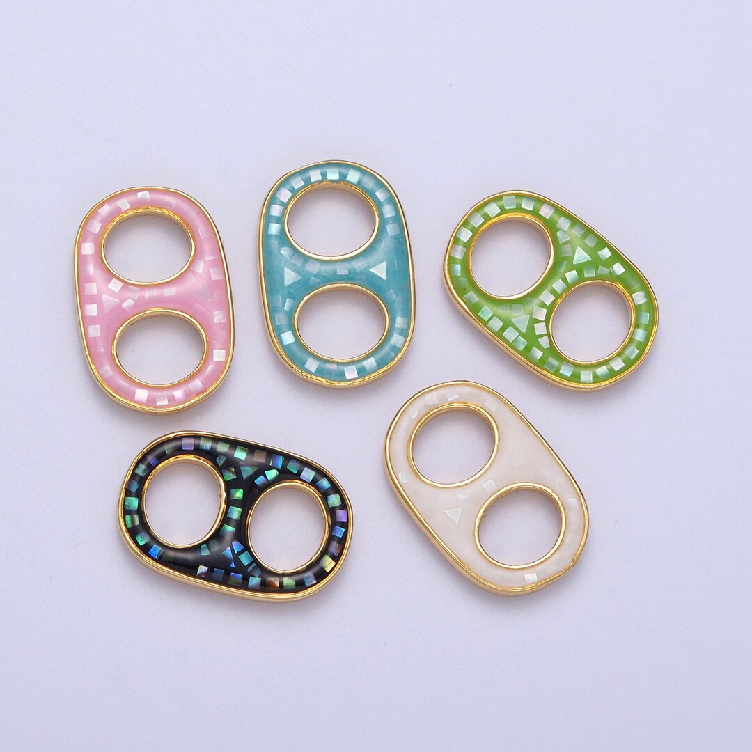 14K Gold Filled Soda Tab, Pull Tab, Can Tab Pendant Charm for Necklace ...