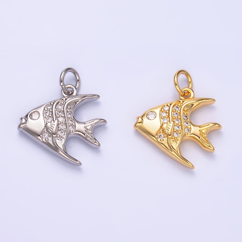 Goldfish Charm - Etsy