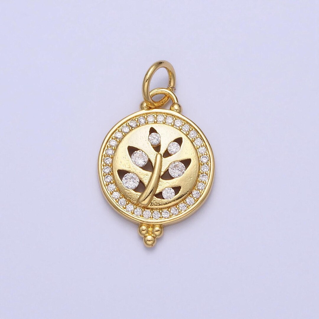 Mini Gold Plated Olive Branch Leaf Charm Necklace Bracelet Earring ...