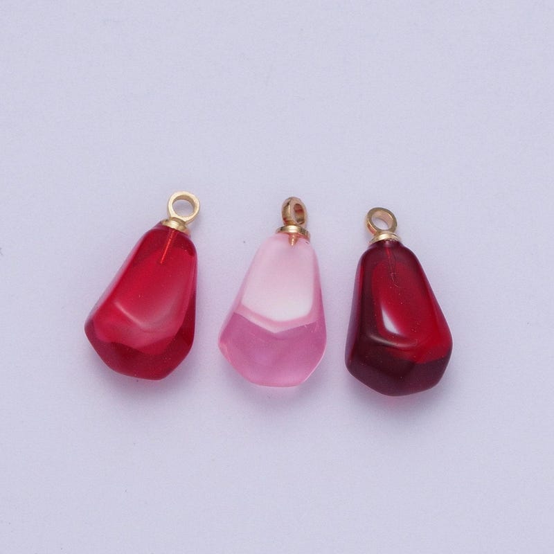 Pomegranate Resin Bead - Etsy