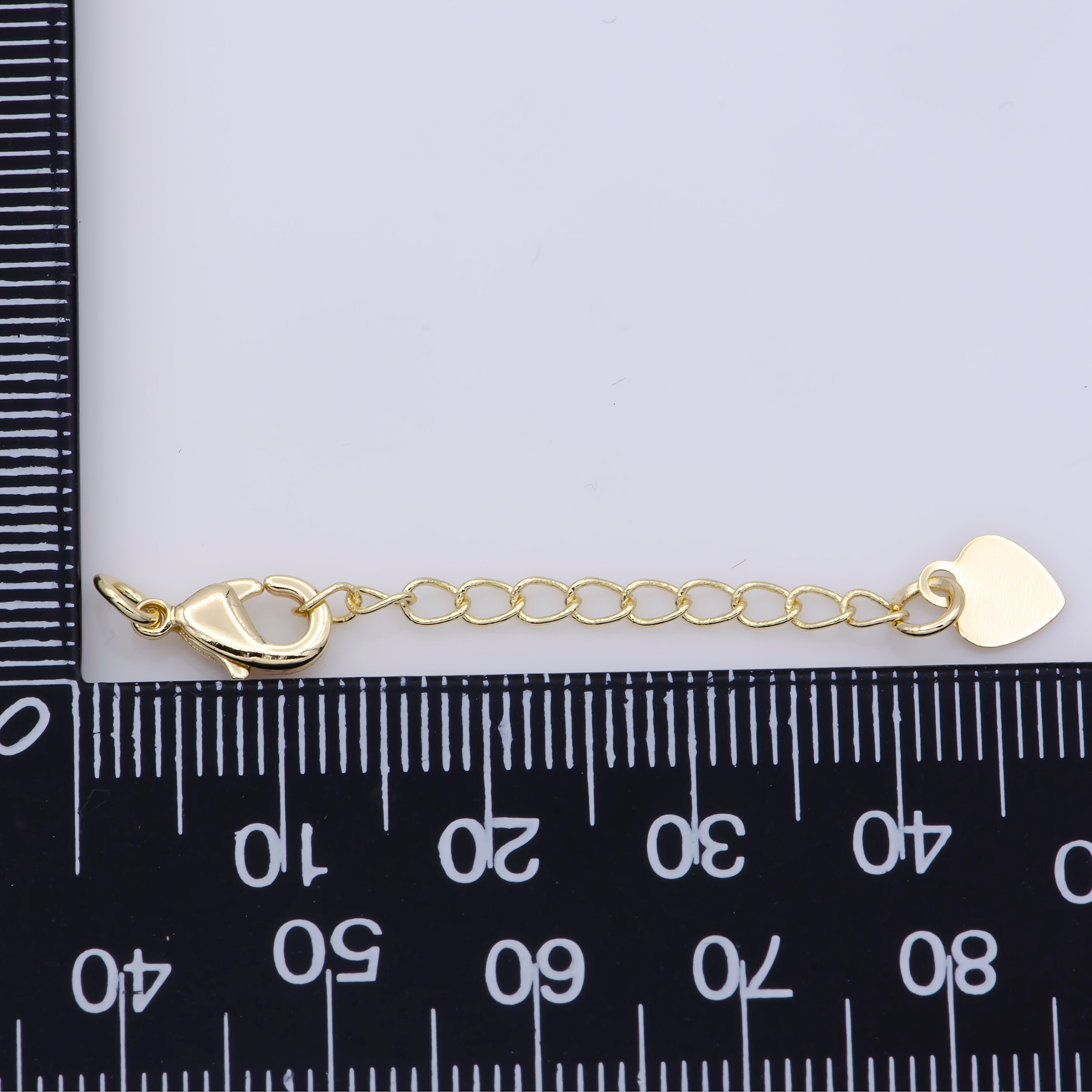 18K Gold Filled Chain Extender for Necklace Bracelet Supply - Etsy