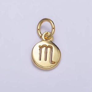 Small Zodiac Charms Gold Filled Charm Astrological Zodiac Signs, Zodiac ...