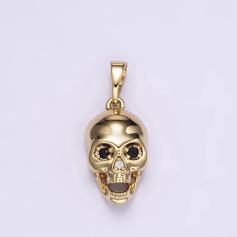 Pendants Black Skull - Etsy