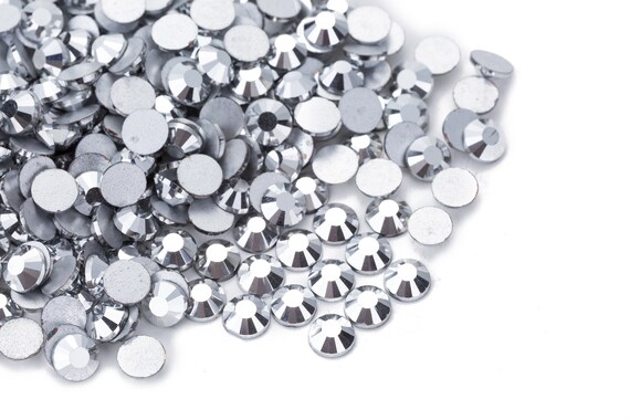 High Quality Crystal Light Chrome Rhinestones Loose Flat Back - Etsy