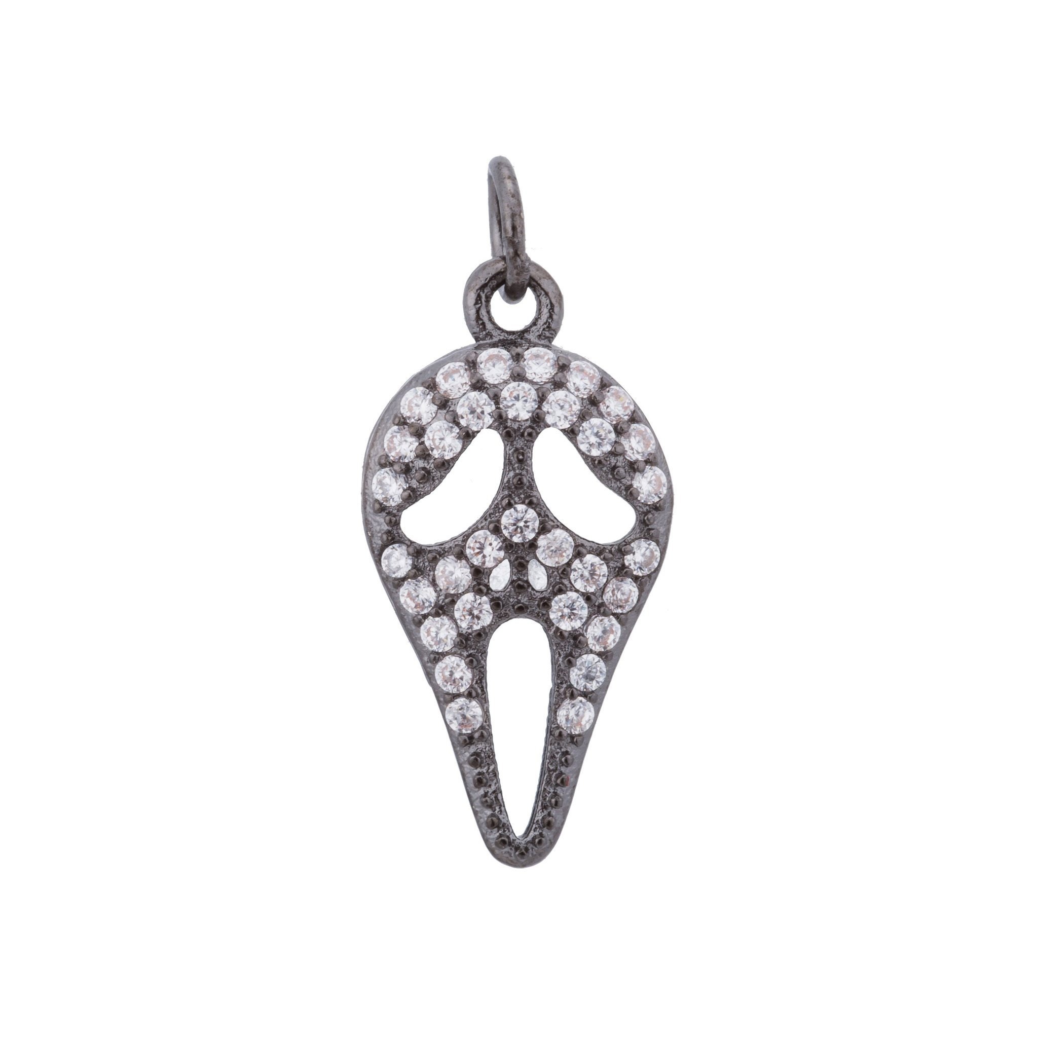 Dainty Gold Filled Scream Movie Mask Scary Halloween - Etsy