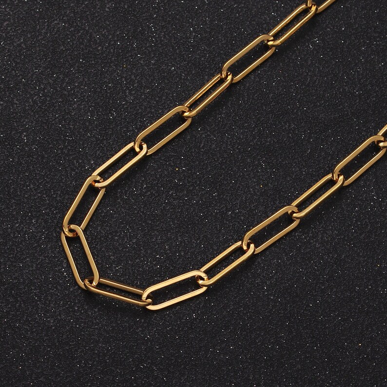 24K Gold Filled 15mm X 5mm Paper Clip Minimalist Gold Silver - Etsy
