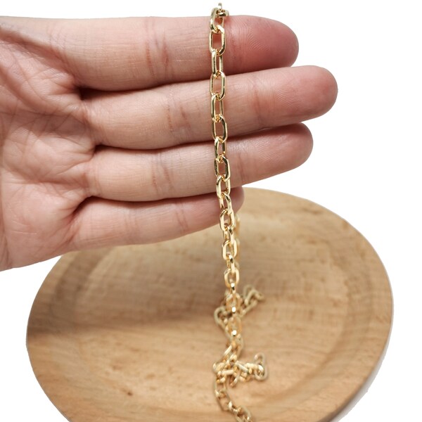 24K GOLD CHAIN - Etsy
