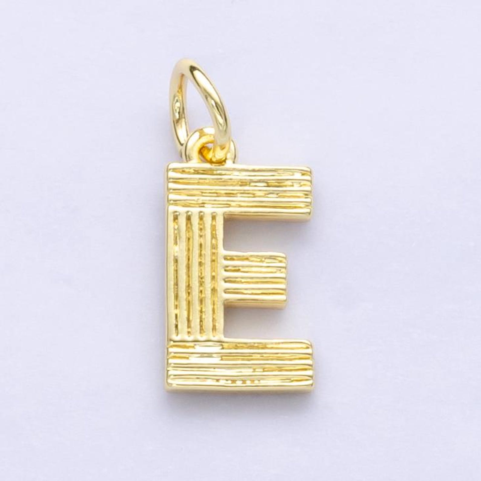 24K Gold Filled the Grove Disco Alphabet Charm Initial Name ...