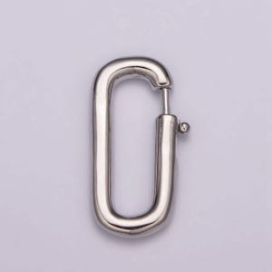 Pull Gold Spring Gate Oval Clasp, Silver Open Close Gate Ring, Charm ...