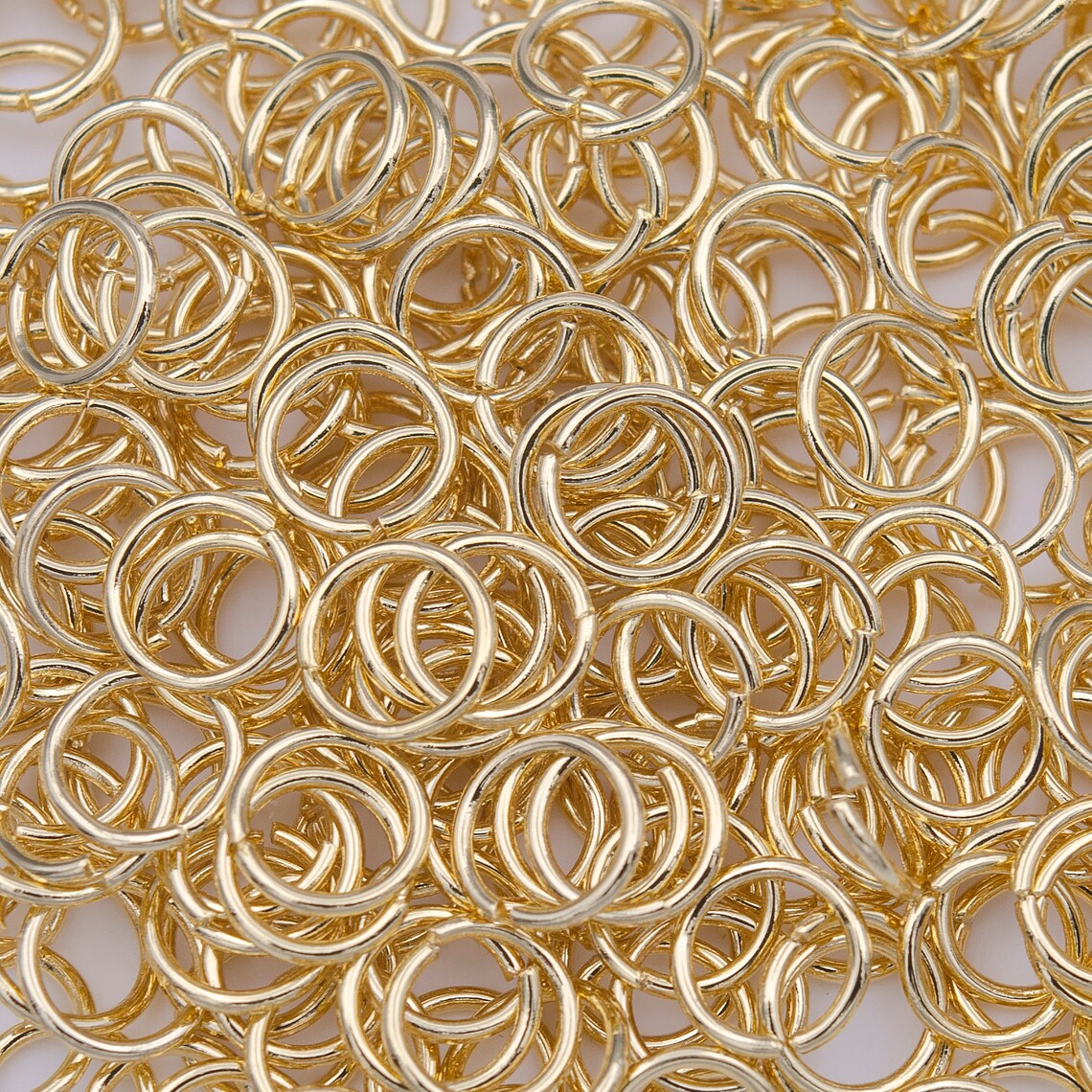 0.6mm X 5mm Jump Ring Basic Supplies Gold Split Jump Ring 22 - Etsy