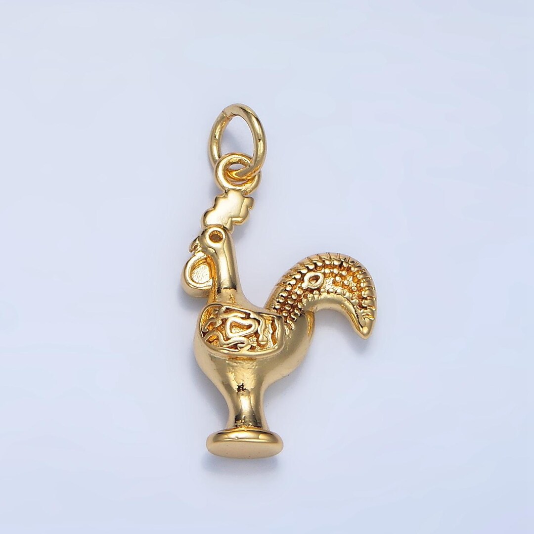Mini Chicken Charm Pendant Rooster Charm Necklace Bracelet Earring ...
