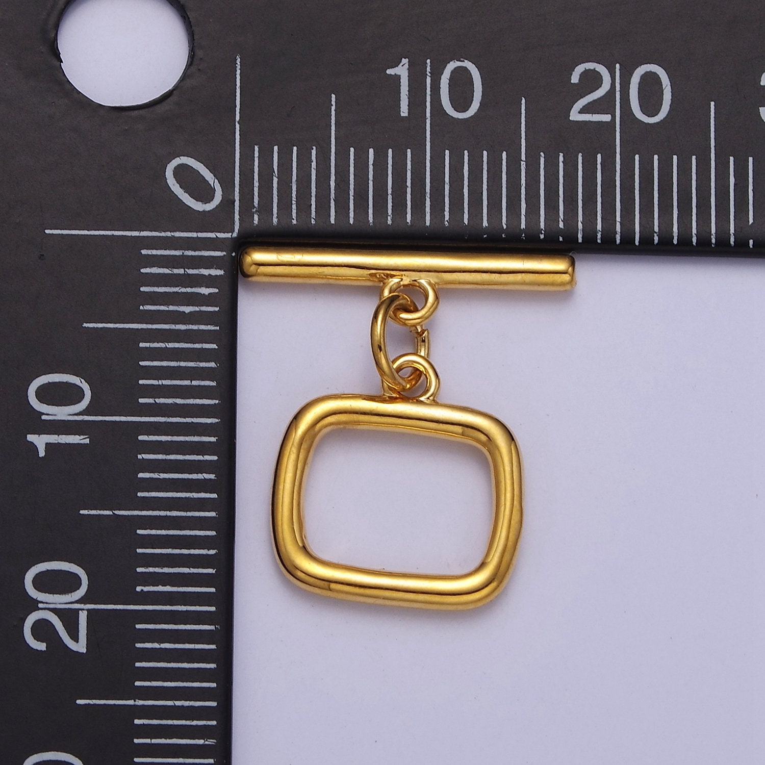 24k Gold Filled Square Toggle Clasp Jewelry Clasp OT Clasp - Etsy