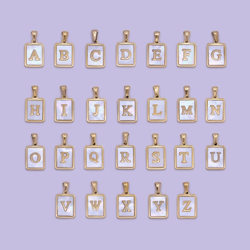Alphabet Charms - Etsy