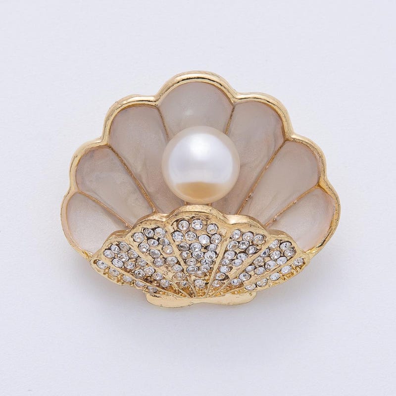 Seashell Brooch - Etsy