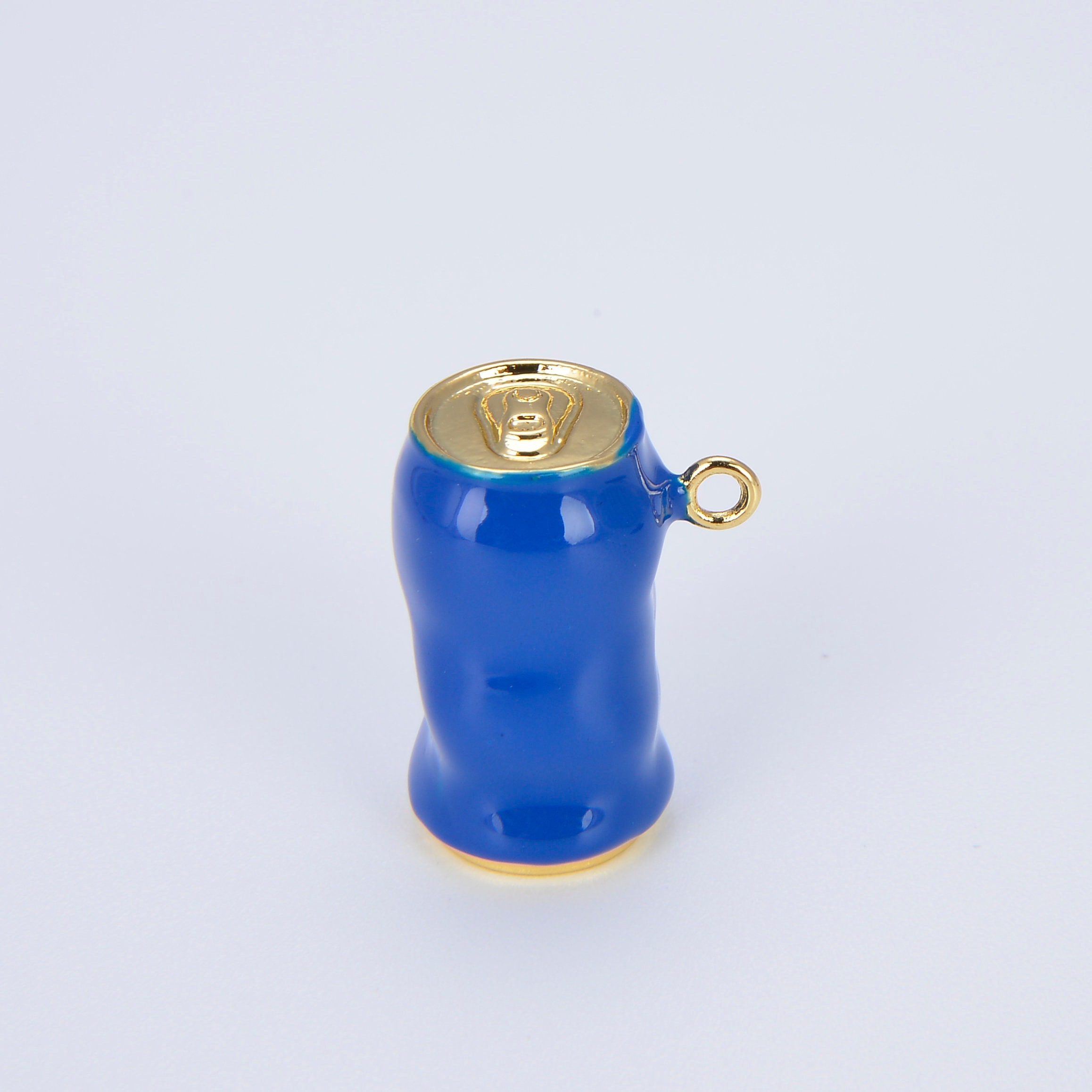 Dainty Enamel Soda Can Bead Spacer Red Blue Can Barrell Charm Bead for ...