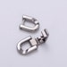 Stainless Steel Fold Over Clasps Extender Clasp Closure Gold End Caps ...