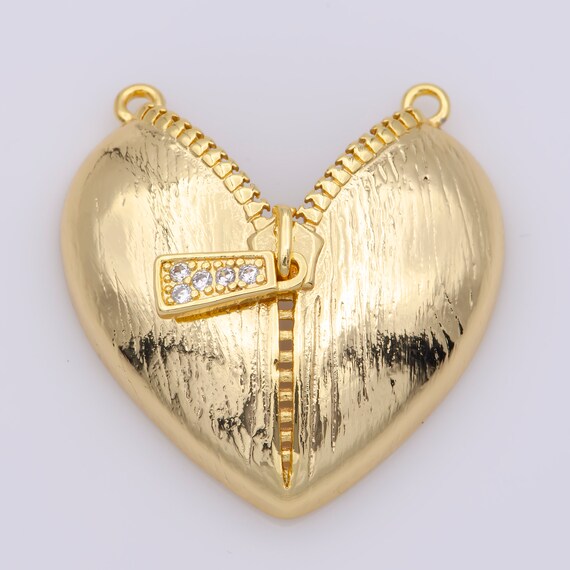 Open My Heart Charm Dangle Charm With Double Bail Hole for - Etsy