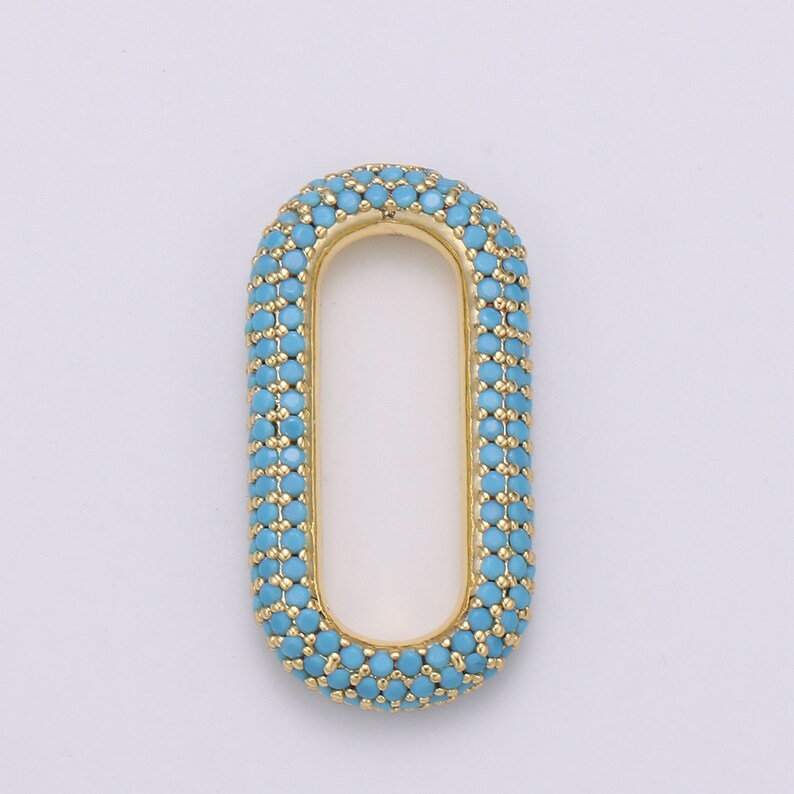 1pc Paper Clip Link End of the Belt Charm Interlocking | Etsy