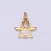 Mini 16k Gold Filled Angel Pendant Jewelry Making Supplies Wholesale ...