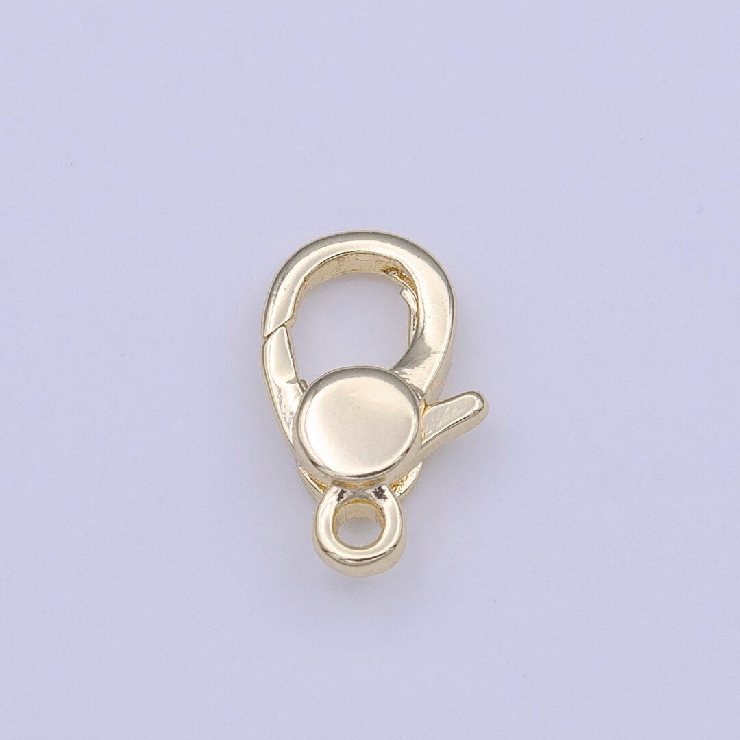 Mini Gold Clasp 10.6mm X 6.7mm Lobster Claw Clasps Jewelry Making ...