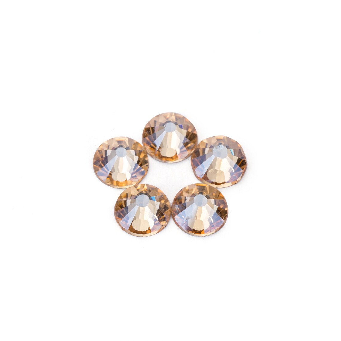 High Quality Crystal Golden Shadow Rhinestones Loose Flat Back - Etsy