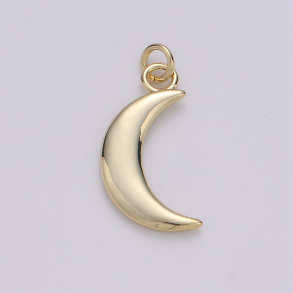 Gold Moon Necklace - Etsy