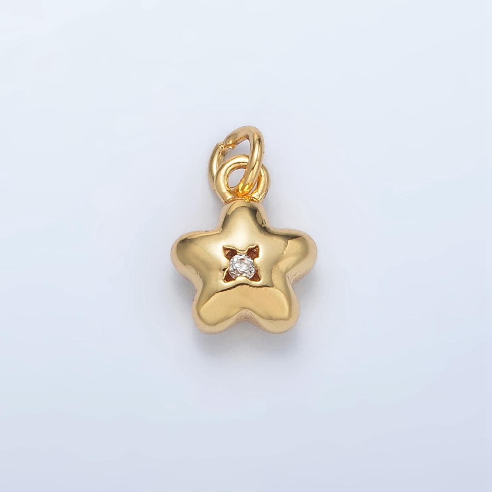 Mini Gold Star Charm Small Star Charm Celestial Charms 24k Gold Filled ...