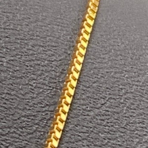 1pc 17.7'' Ready to Wear Gold Square Box Chain Necklace, Layering ...