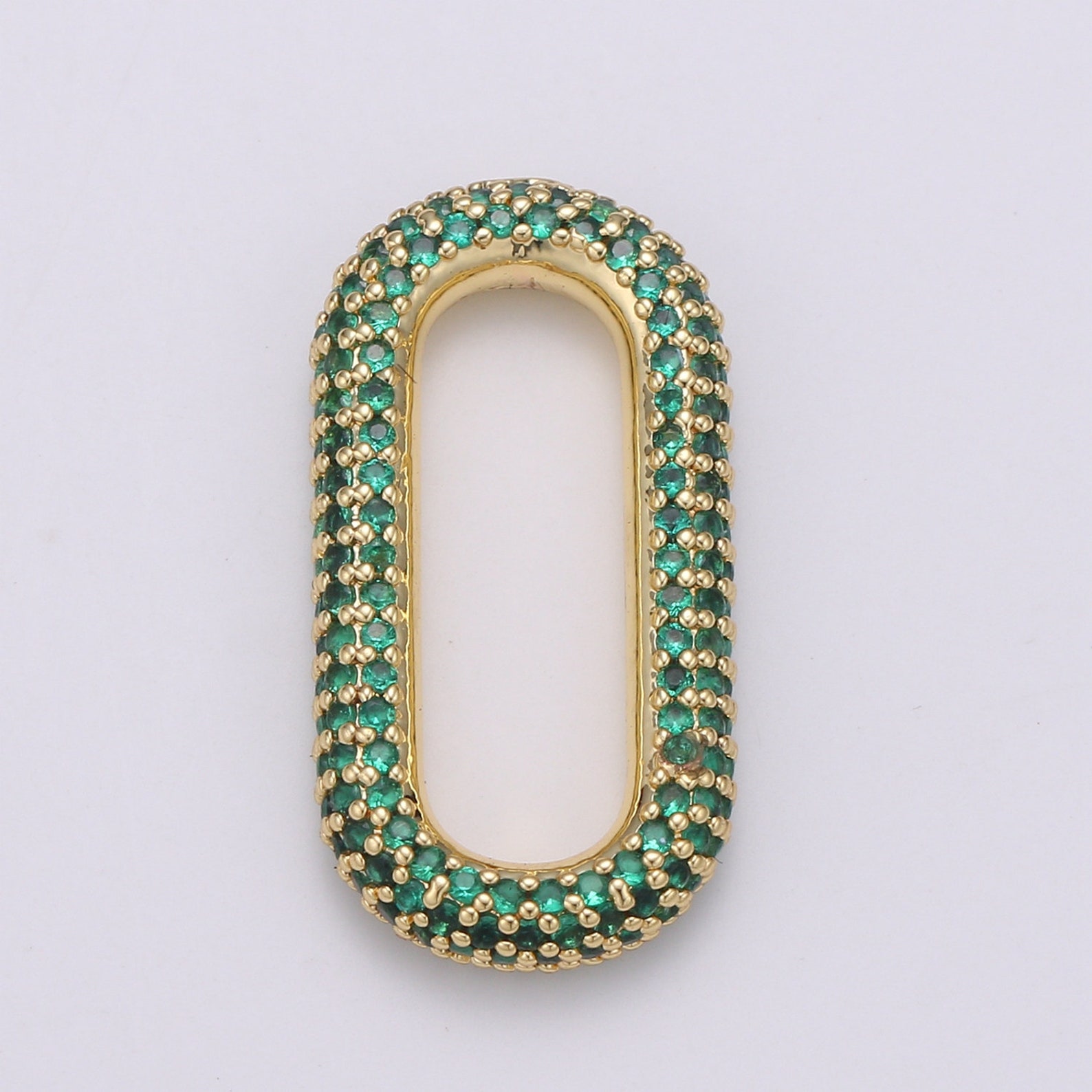 1pc Paper Clip Link End of the Belt Charm Interlocking | Etsy