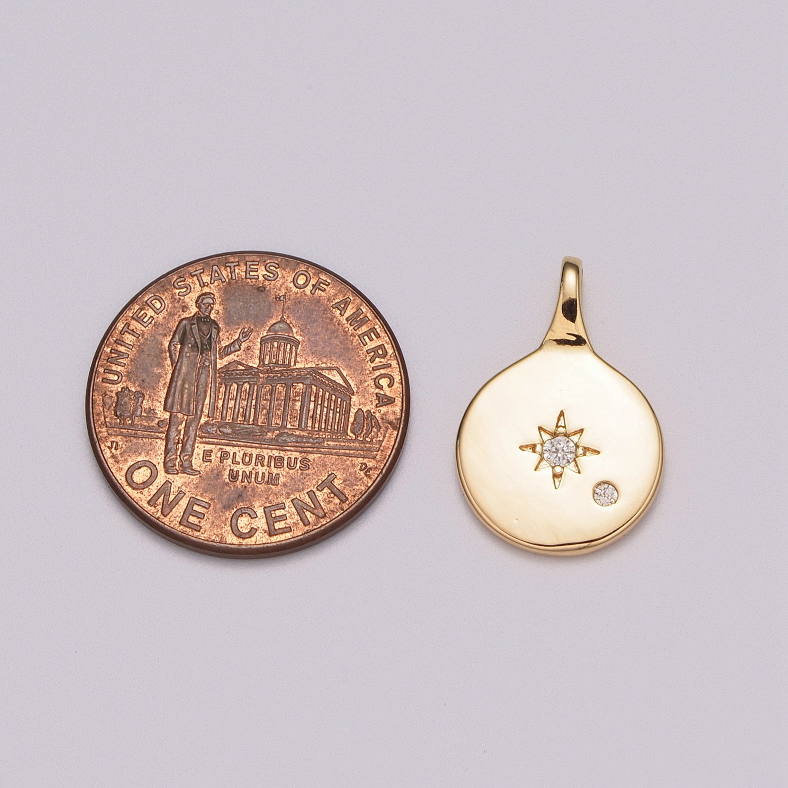 Gold North Star Charms 19x23mm Gold Pendant North Charm - Etsy