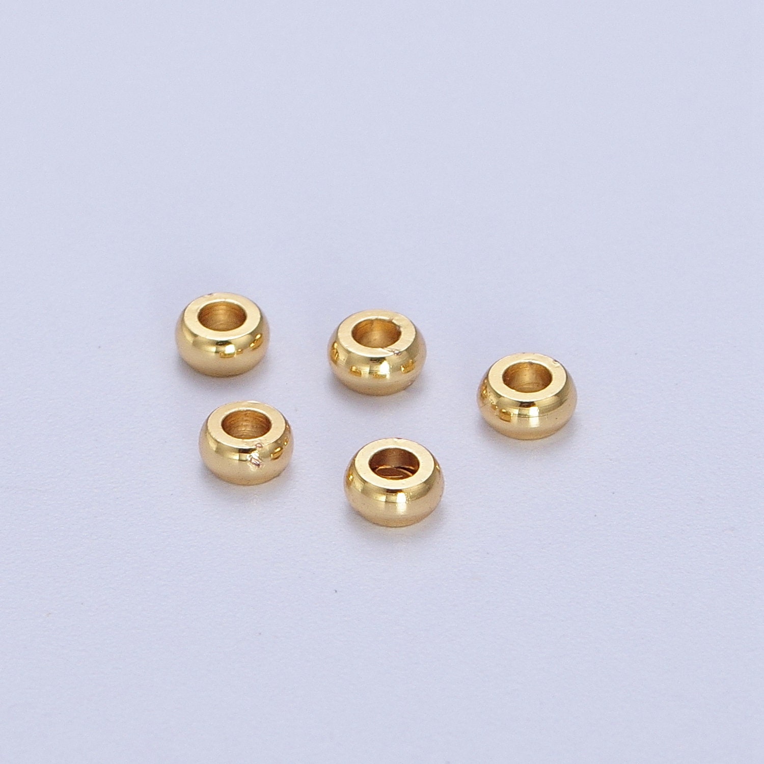 Free Shipping & EASY Returns 4PCS 10mm 12mm 15mm 24K Gold Color Brass ...