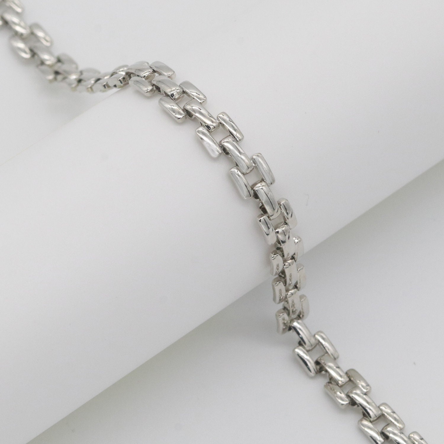 Gold Panther Link Chain by Yard Silver Panther Link Chain | Etsy