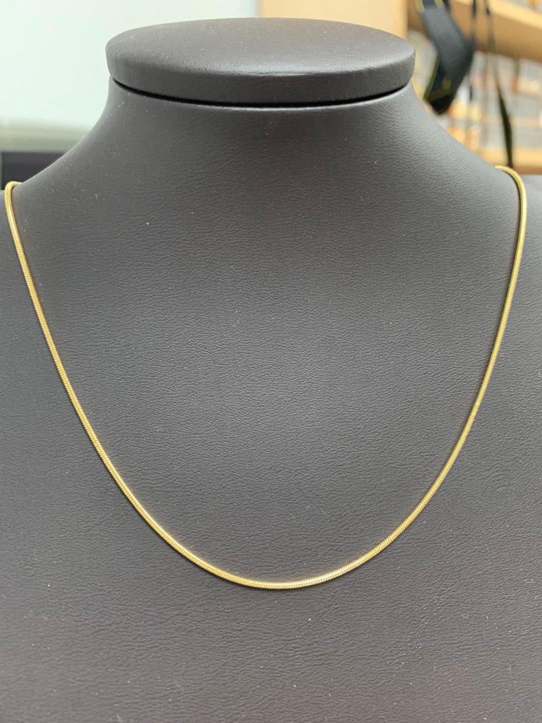 1pc 21.2'' Ready to Use Gold Cocoon Necklace Chain, Layer Snake Chain ...