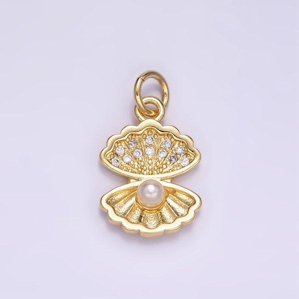Pearl Shell Charm - Etsy