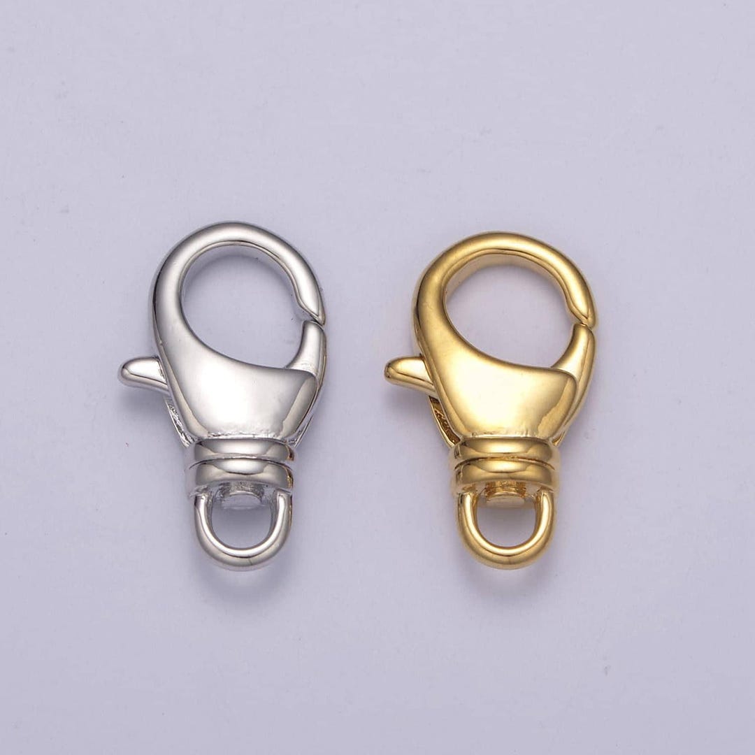 Gold / Silver Lobster Clasps - 24k Gold Filled Clasp for Bag Harm ...