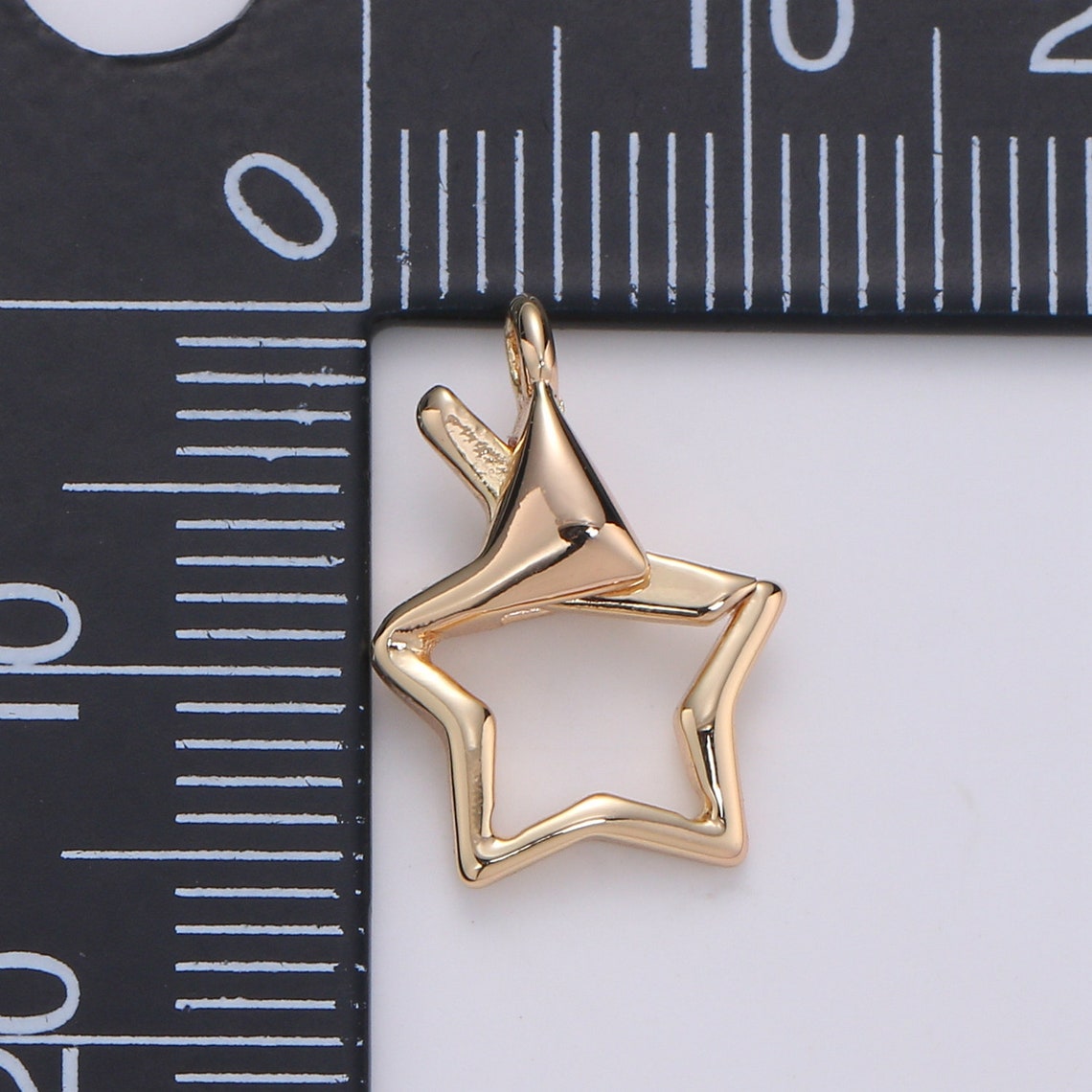 1pc Star Clasp 18K Gold Laneyard Clasp Star Claspmasker - Etsy