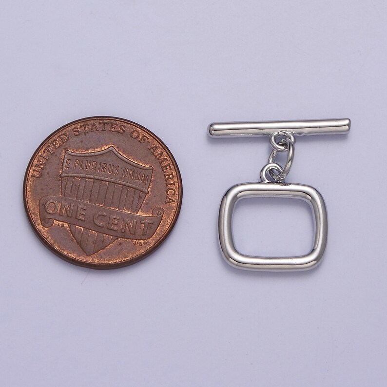 24k Gold Filled Square Toggle Clasp Jewelry Clasp OT Clasp - Etsy