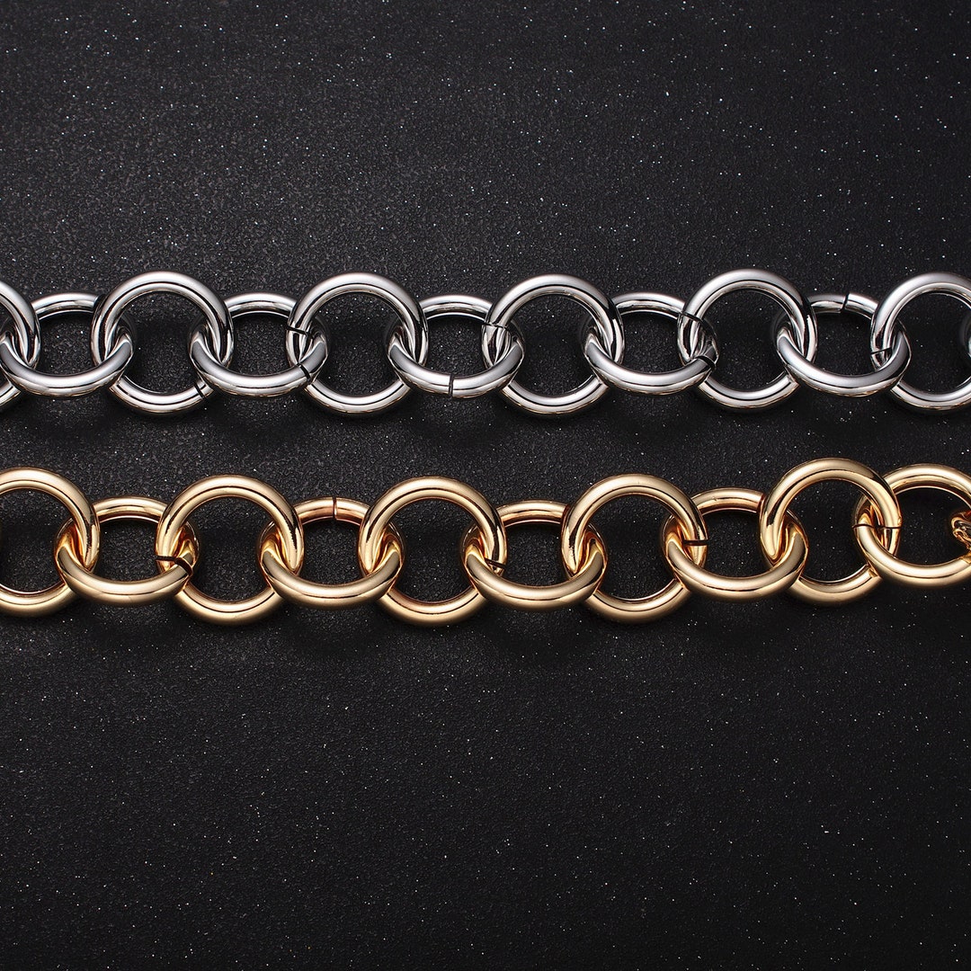 24K Gold Filled 9mm Round Rolo Unfinished Wholesale Statement Jewelry ...