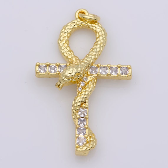 14k Gold Filled Ankh Symbol of Life Egyptian Pantheon Crux | Etsy