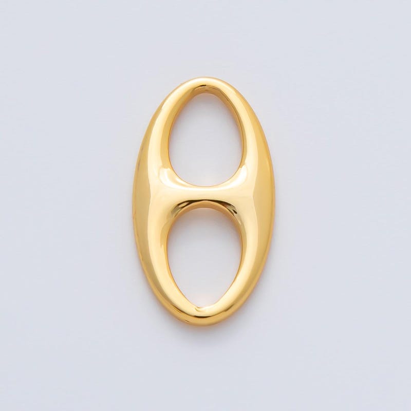 18k Filled Chain Anchor - Etsy