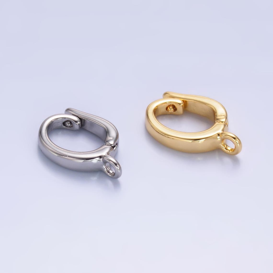 Gold Removable Bail Charm Pendant Enhancer Clasp, Pendant Bail Clasp ...