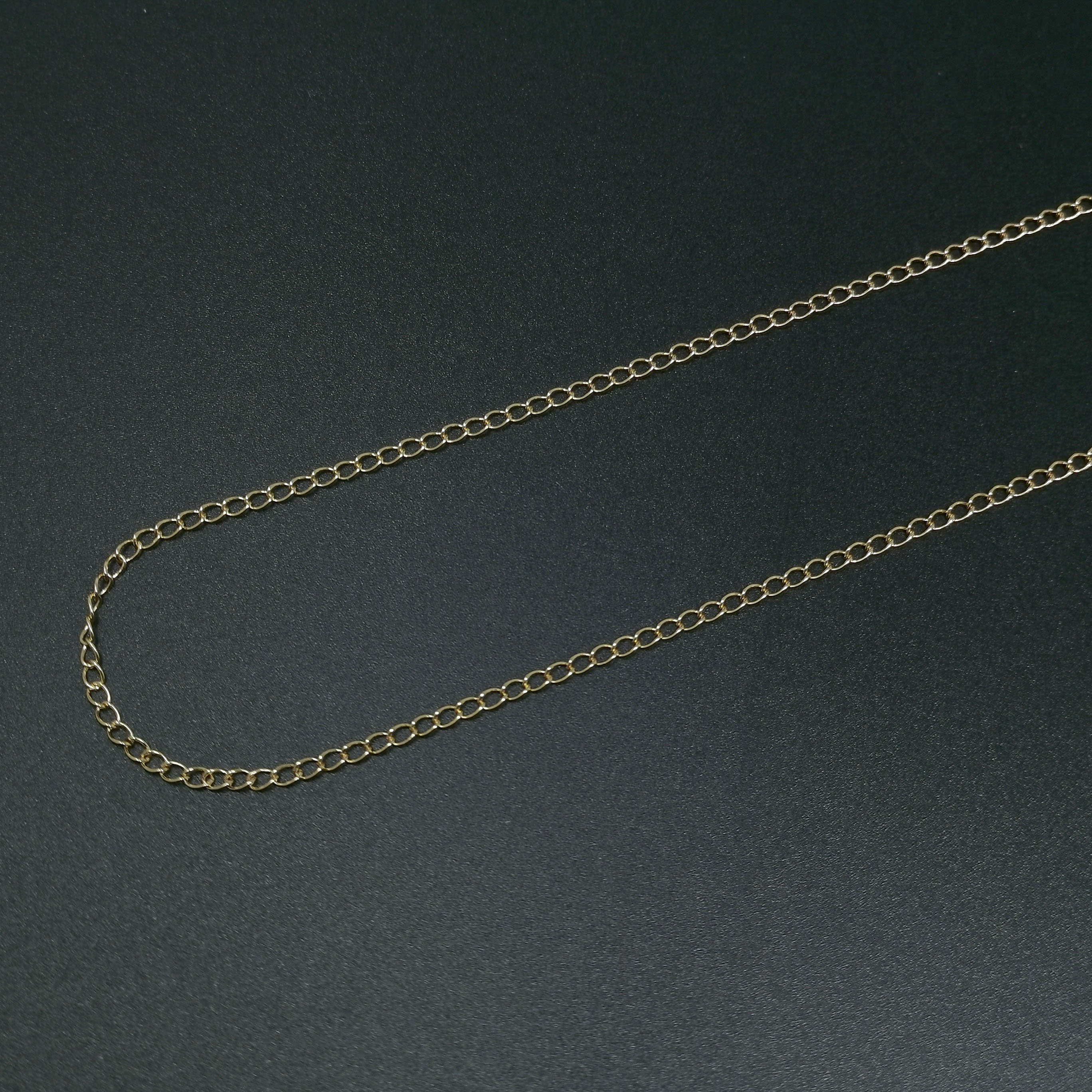 Cuban Link Chain 16K Gold by Yard, Miami Link Chain, Wholesale Bulk ...