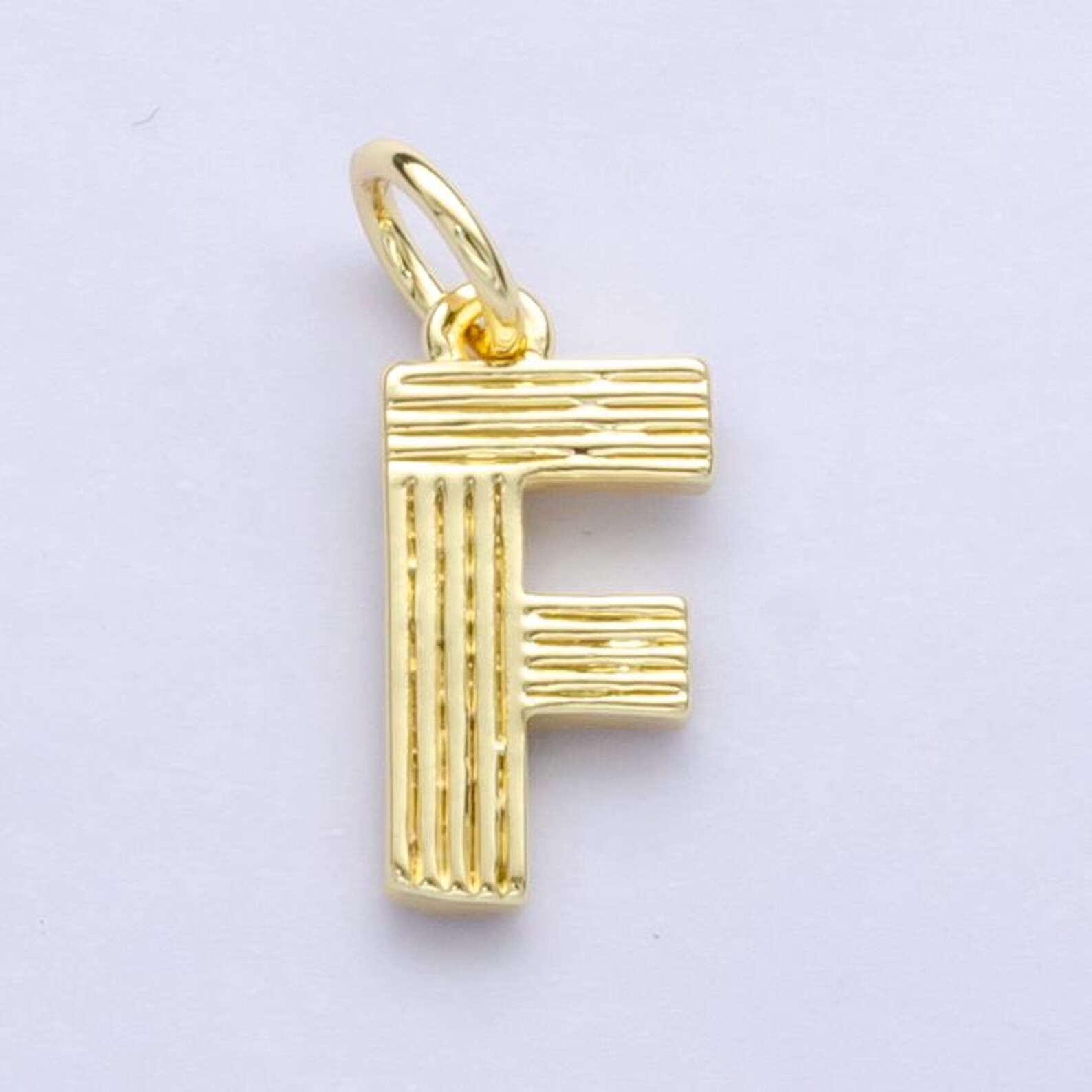 24K Gold Filled the Grove Disco Alphabet Charm Initial Name ...