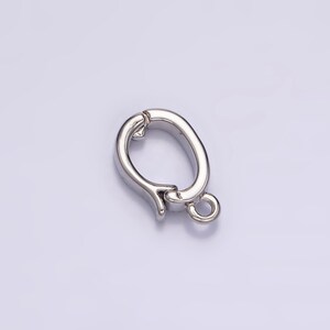 14K Gold Filled Hinged Pull Clasp Charm Bail Necklace Enhancer Bail ...