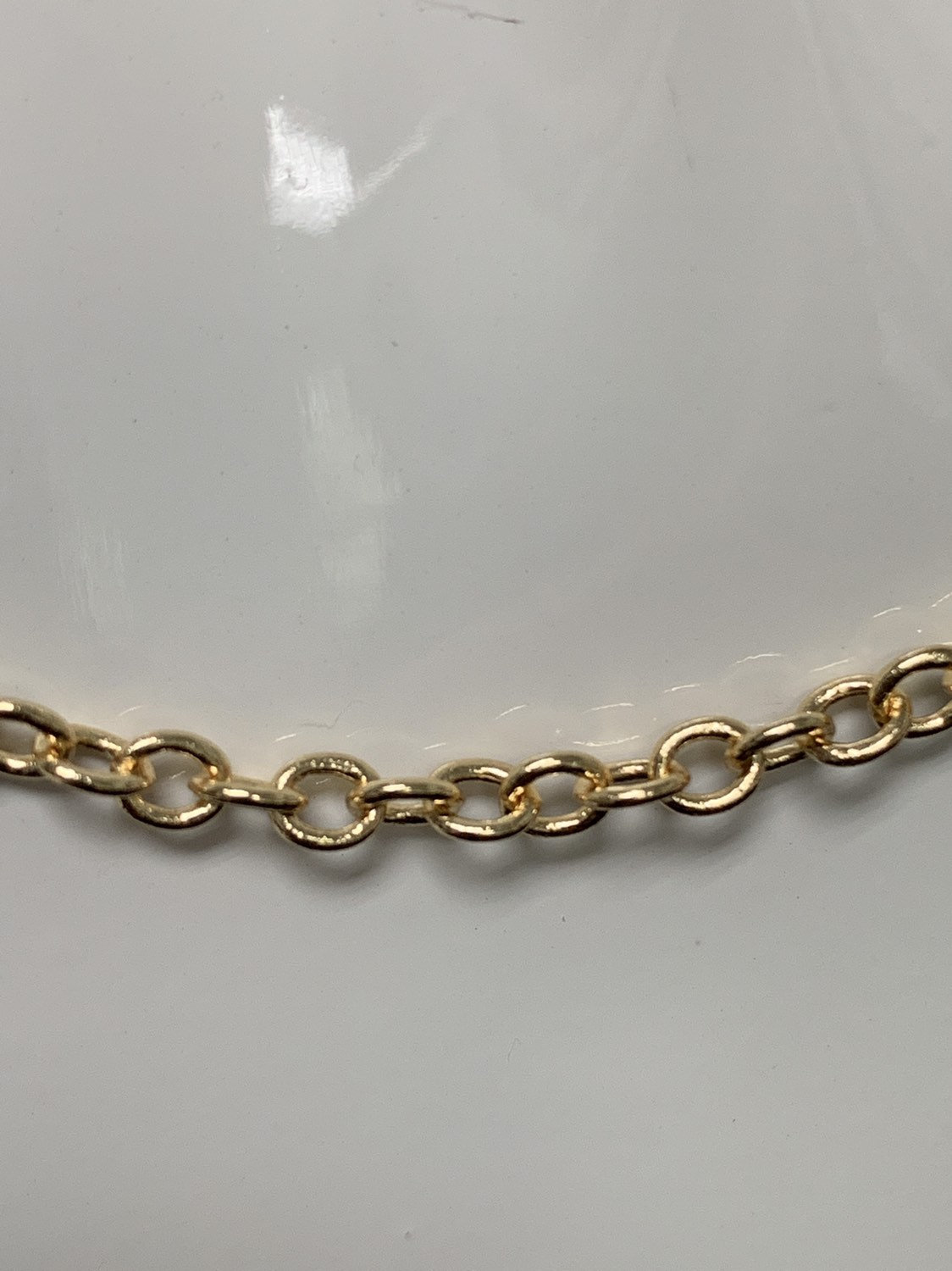 Gold Rolo Cable Chain by Yard Round Link Chain Wholesale - Etsy