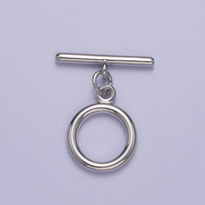 Classic 24k Gold Filled Round Toggle Clasp, Jewelry Clasp Ot Clasp ...