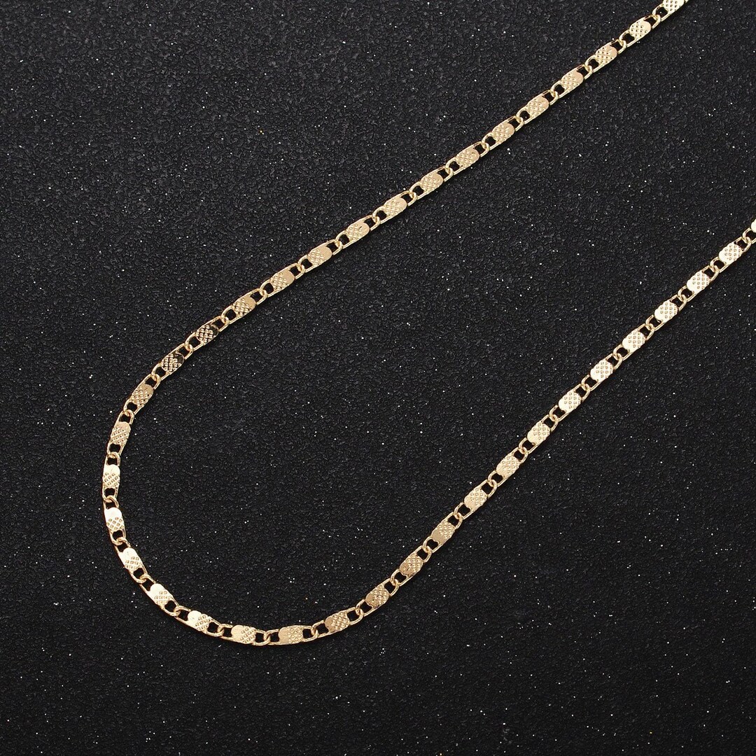 24k Gold Filled 2.2mm Dotted Textured Sunburst Connecting Link Anchor ...